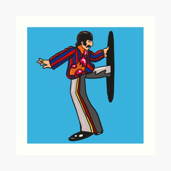 "Cartoon Ringo Submarine Character with Hole " Art Print for Sale by ...