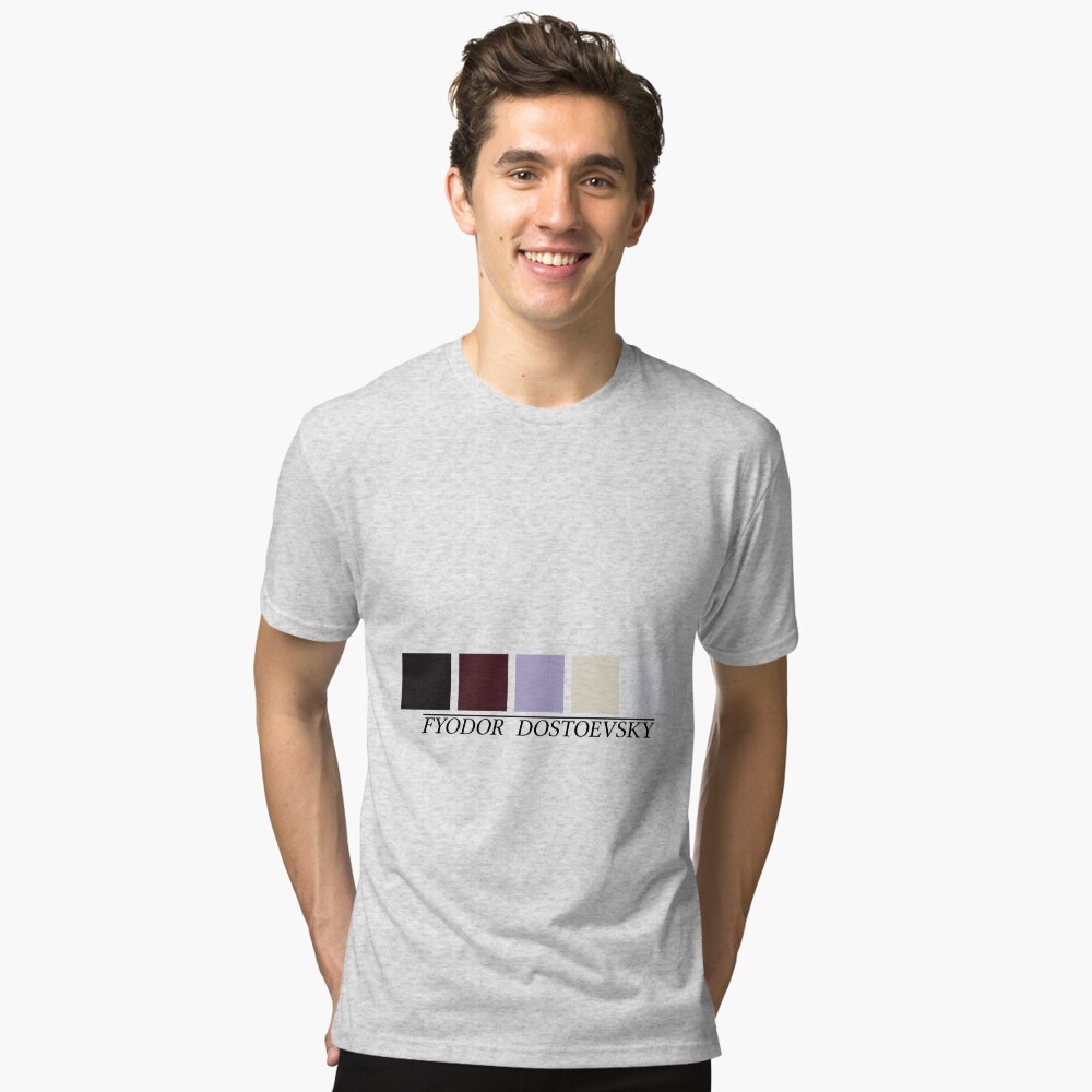 "Fyodor Dostoevsky Color Palette V2" Sticker for Sale by RaiSlay ...