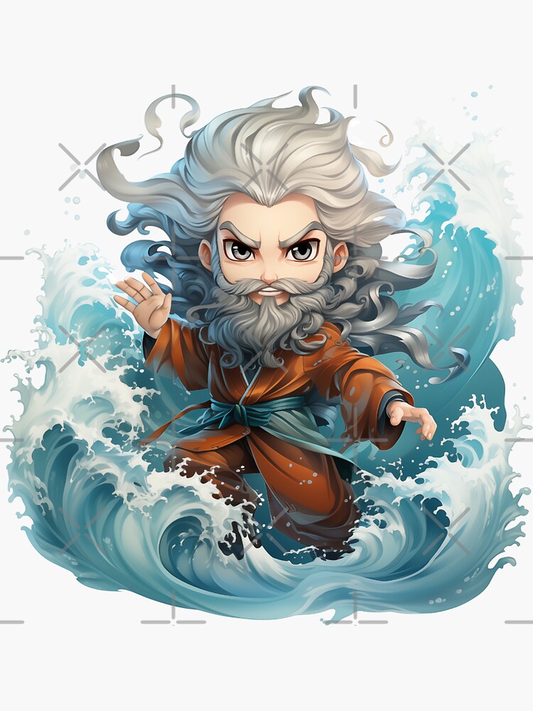 "Chibi Moses: The Red Sea Parting" Sticker for Sale by Rational-Faith ...