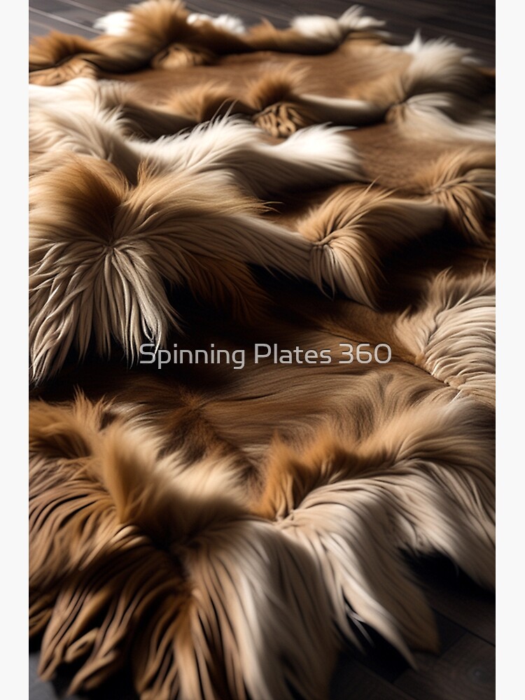 "YAK PELT SKIN HIDE TAXIDERMY PRINT~Mongolian Wild Animal Lover~Party ...