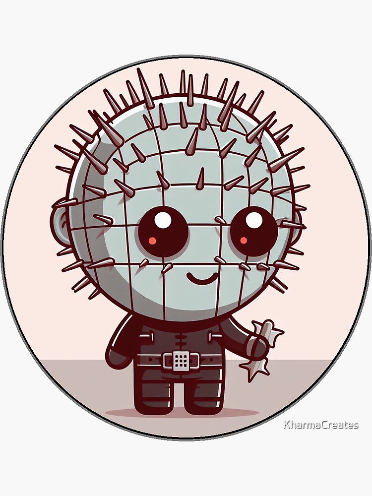 "Cute Pinhead " Sticker for Sale by KaysPlace | Redbubble