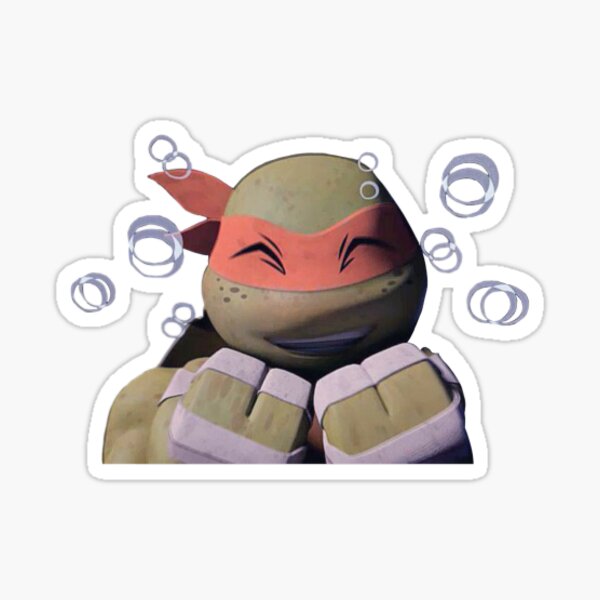 "TMNT Teenage Mutant Ninja Turtle Mikey 2012" Sticker for Sale by moon ...