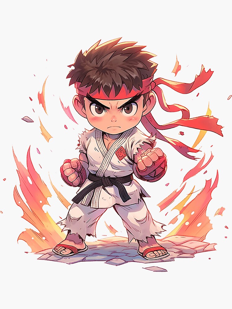 "ryu" Sticker for Sale by maniabx | Redbubble