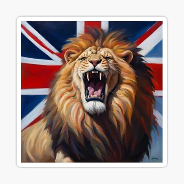 "British Lion" Sticker for Sale by Willyp69 | Redbubble