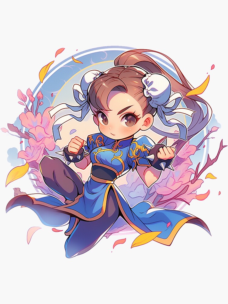 "chun li" Sticker for Sale by maniabx | Redbubble
