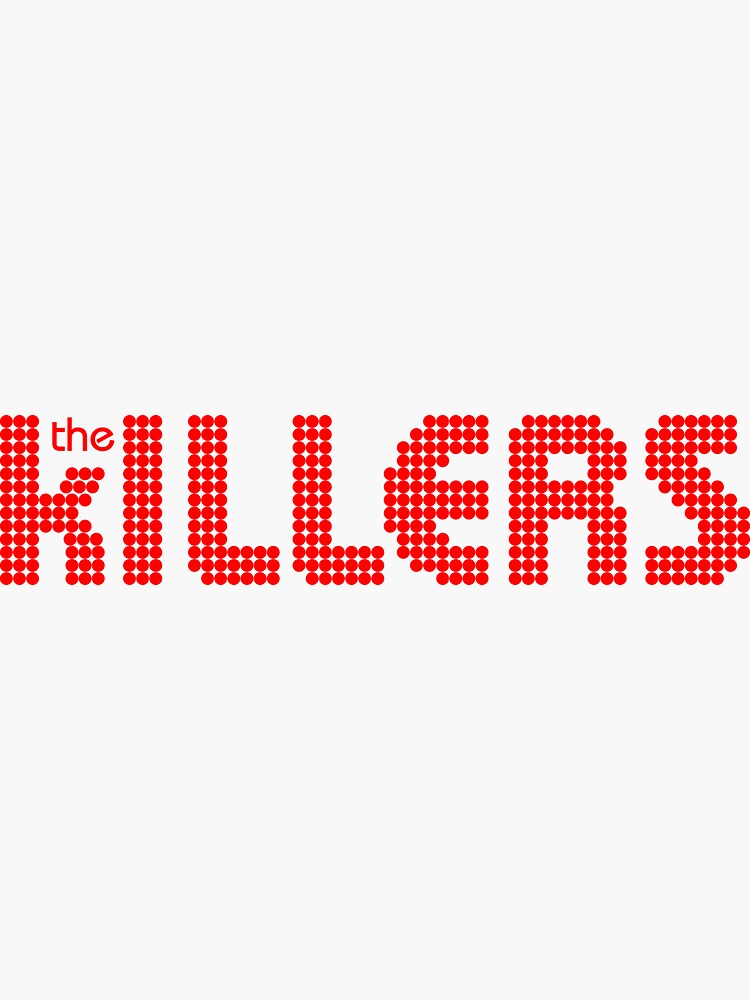 "The Killers Logo" Sticker for Sale by balistreristacy | Redbubble