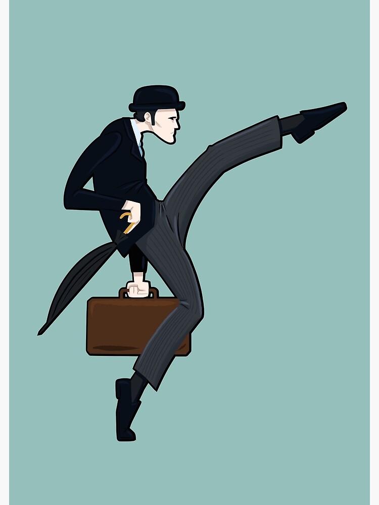 "Monty Python Ministry of Silly Walks" Poster for Sale by mariangela-f ...