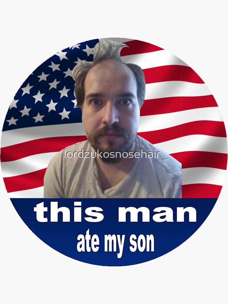 "Jonny Sims ate my son" Sticker for Sale by vseid07 | Redbubble