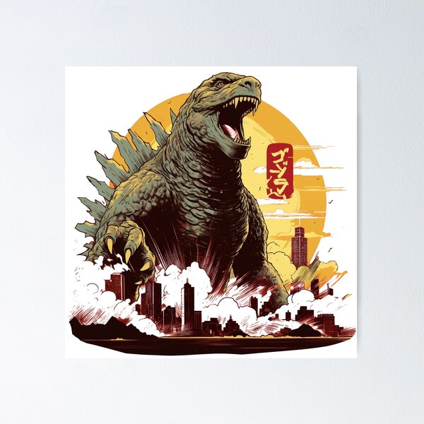"Godzilla" Poster by Affengeist | Redbubble