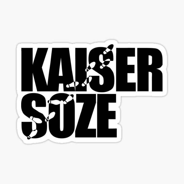 "Kaiser Soze" Sticker for Sale by bonvee | Redbubble