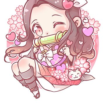 "Cute Nezuko Demon Slayer Fanart" Poster for Sale by mumeaw | Redbubble