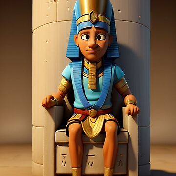 "Unraveling the Origins of Pharaohs: Narmer, the First Pharaoh" Sticker ...