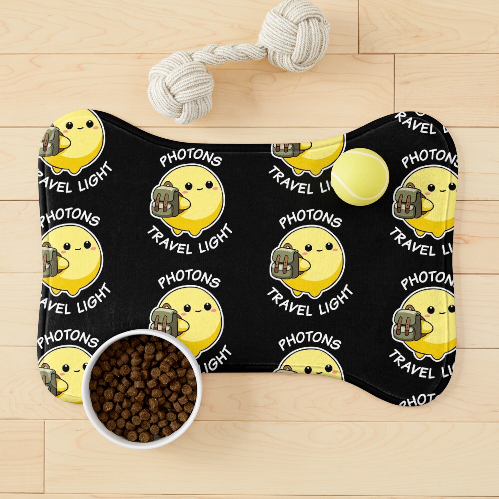 "Photons Travel Light, cute funny physics" Sticker for Sale by ...