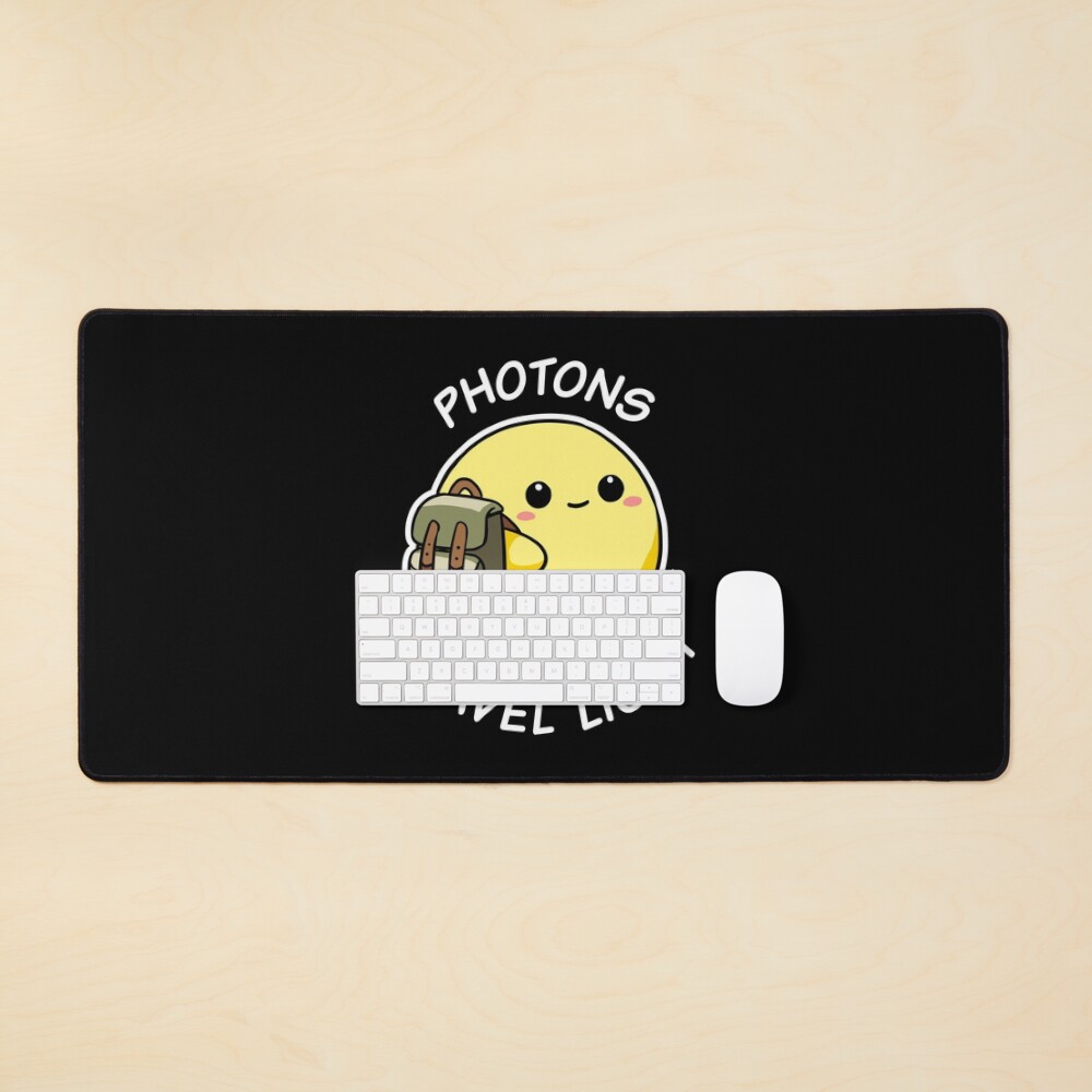 "Photons Travel Light, cute funny physics" Sticker for Sale by ...