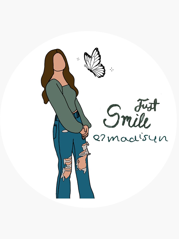 "Just Smile love Madisyn " Sticker for Sale by Love, Madisyn - Skylar ...