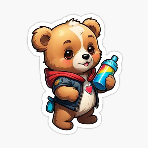 "Baby Teddy" Sticker by abo66 | Redbubble