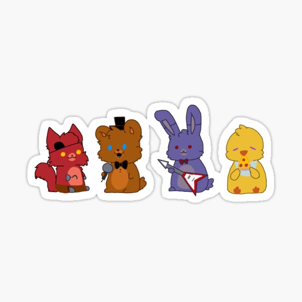"Chibi Fazgang" Sticker for Sale by AnnaBella-Lee | Redbubble