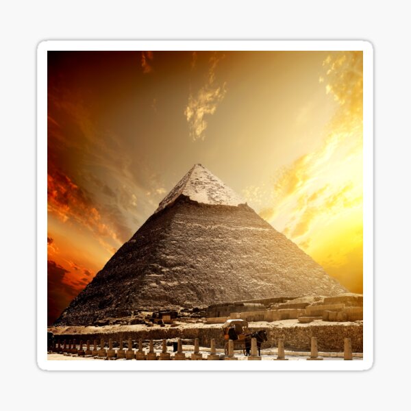 "Pyramids of Egypt" Sticker for Sale by irPrint | Redbubble