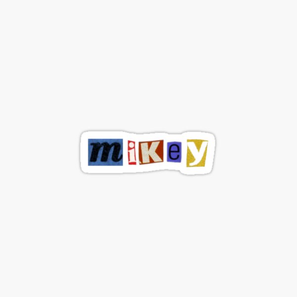 "Mikey Text Logo TMNT Teenage Mutant Ninja Turtles" Sticker for Sale by ...
