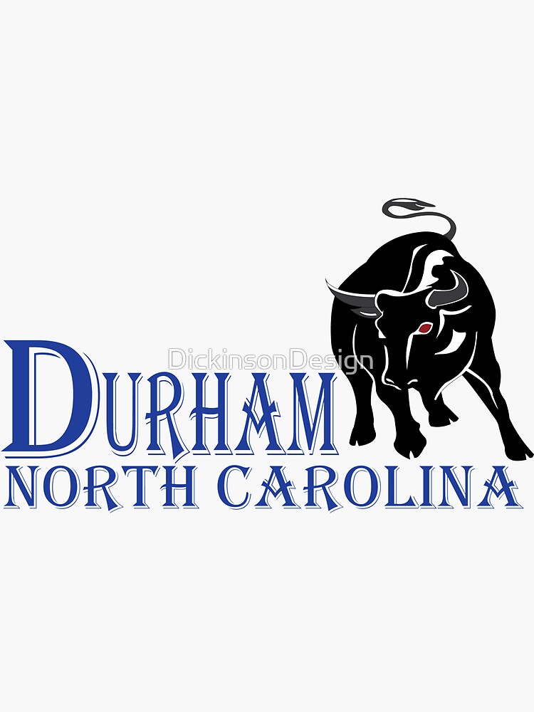 "Durham NC" Sticker for Sale by DickinsonDesign | Redbubble
