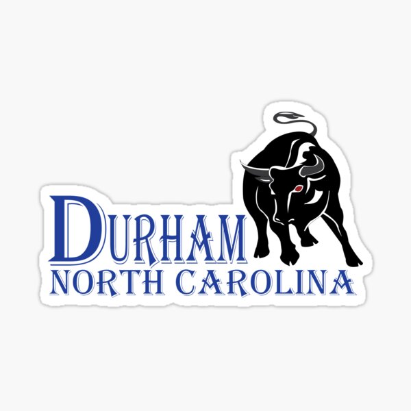 "Durham NC" Sticker for Sale by DickinsonDesign | Redbubble