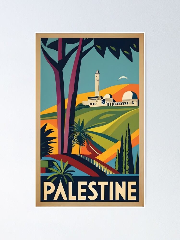 "Vintage Retro Palestine" Poster for Sale by Activism Avenue | Redbubble