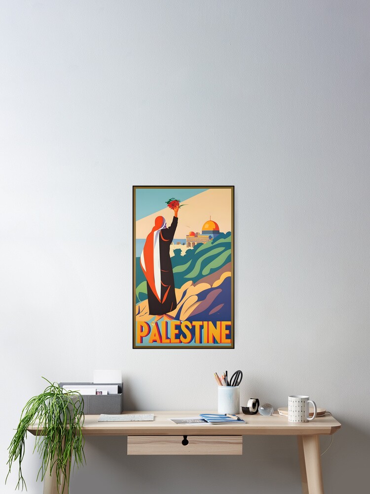 "indigenous palestinian Lady - Palestine Jurasalem" Poster for Sale by ...