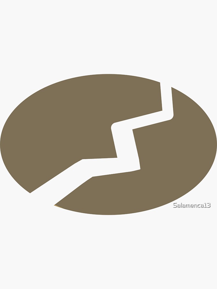 "Ground Type Symbol" Sticker for Sale by Salamenca13 | Redbubble