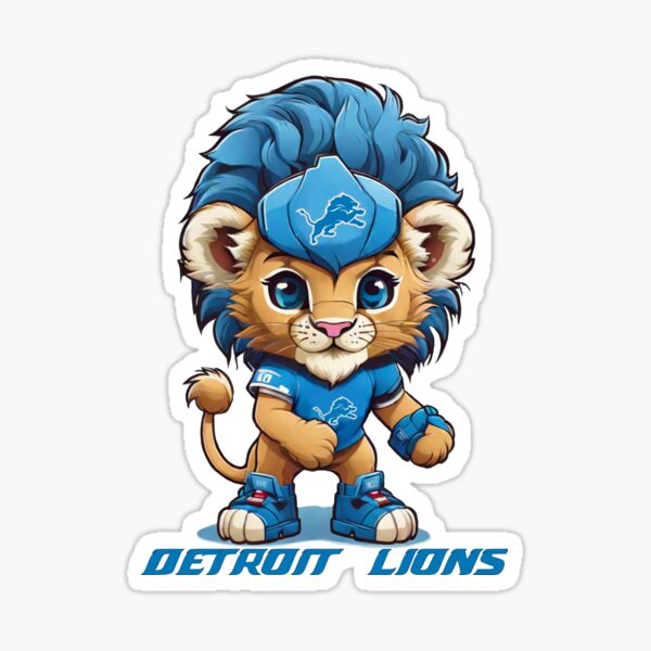 "Detroit lions " Sticker for Sale by AiDexShop | Redbubble