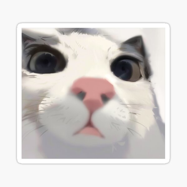 "Big Plink the cat" Sticker for Sale by Shirt-Posters | Redbubble