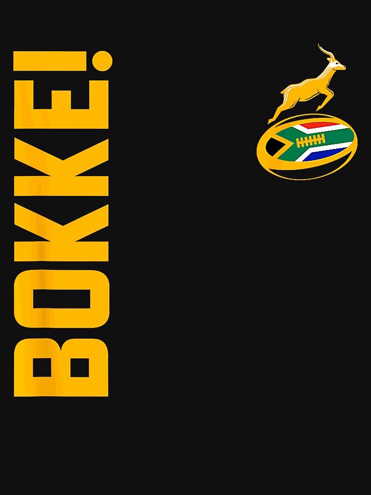 "Men Springboks South Africa Rugby Shirt, Dark Green Rugby Tee ...