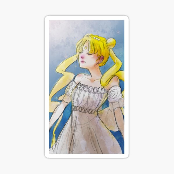 "Princess Serenity" Sticker for Sale by Sicango | Redbubble