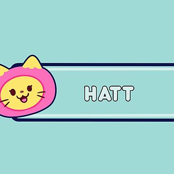 "ITZY (WDZY) Yeji’s Character Hatt’s Name Tag" Sticker for Sale by ...