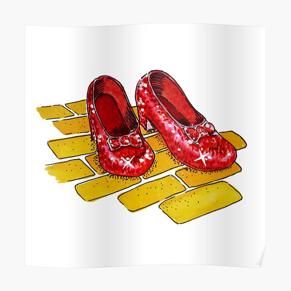 "Ruby Slippers From Wizard Of Oz - There Is No Place Like Home - A ...