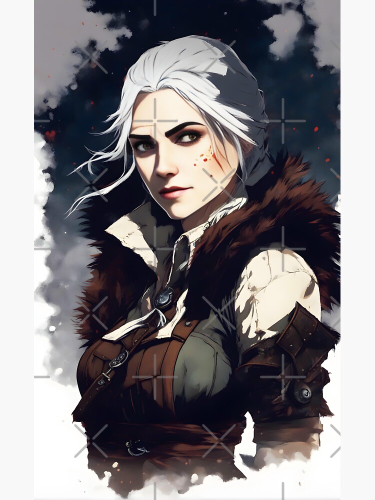 "Ciri Witcher 3 Wild Hunt" Sticker for Sale by Chantel Fourie | Redbubble