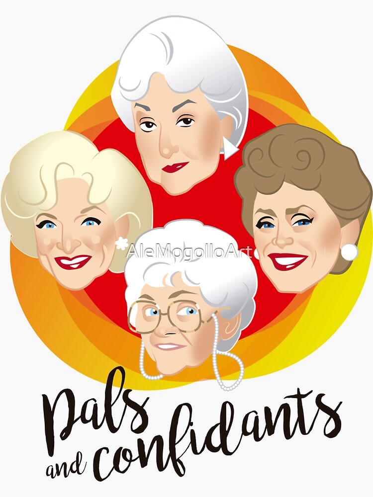 "Pals" Sticker for Sale by AleMogolloArt | Redbubble