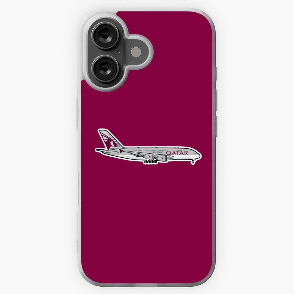 "Qatar Airways Airbus A380" Sticker for Sale by PilotDecals | Redbubble