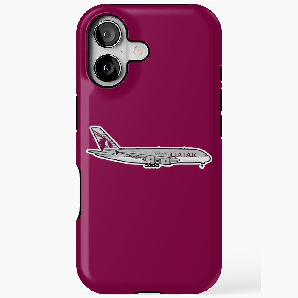 "Qatar Airways Airbus A380" Sticker for Sale by PilotDecals | Redbubble