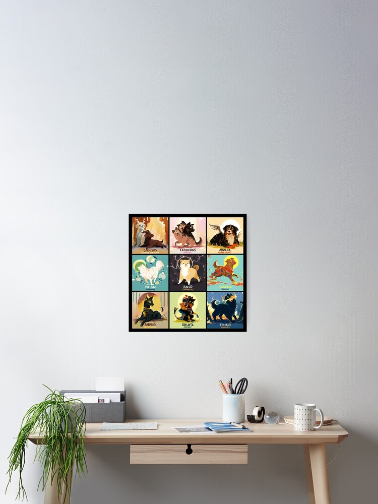 "Mytho doggos #2" Poster for Sale by erinyedust | Redbubble