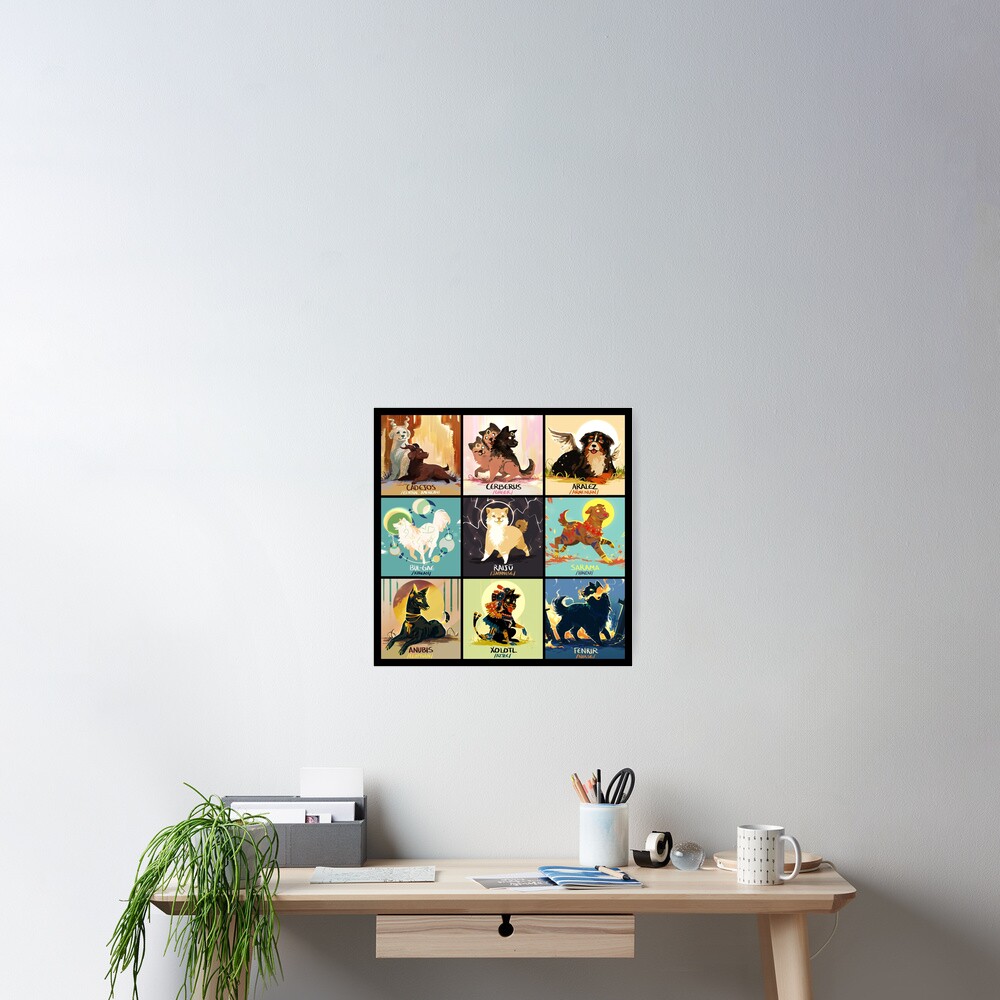 "Mytho doggos #2" Poster for Sale by erinyedust | Redbubble