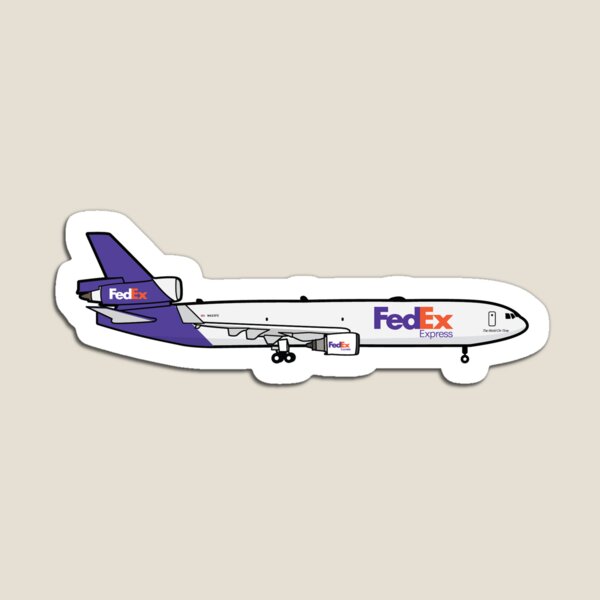 "FedEx MD11 Cargo Plane" Magnet for Sale by PilotDecals | Redbubble