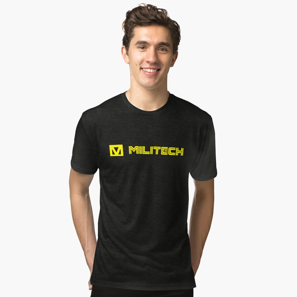 "Militech Logo" Sticker for Sale by plushyTamer | Redbubble