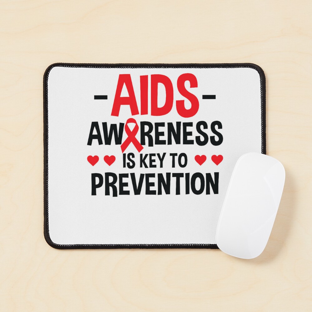 "Aids Awareness Is Key To Prevention HIV Awareness Month" Sticker for ...