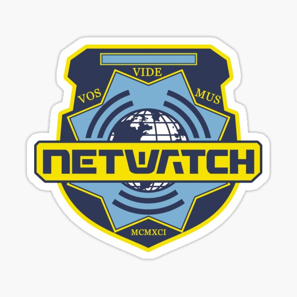 "Netwatch Logo" Sticker for Sale by plushyTamer | Redbubble