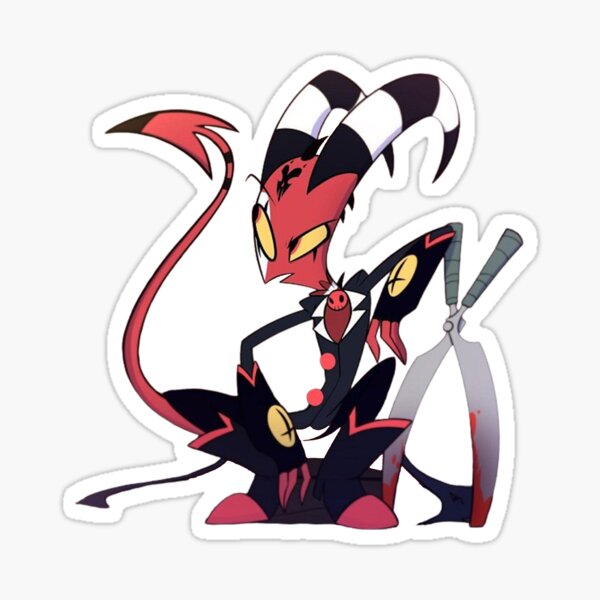 "Helluva Boss - Blitzo" Sticker for Sale by Timbo-Johnson | Redbubble