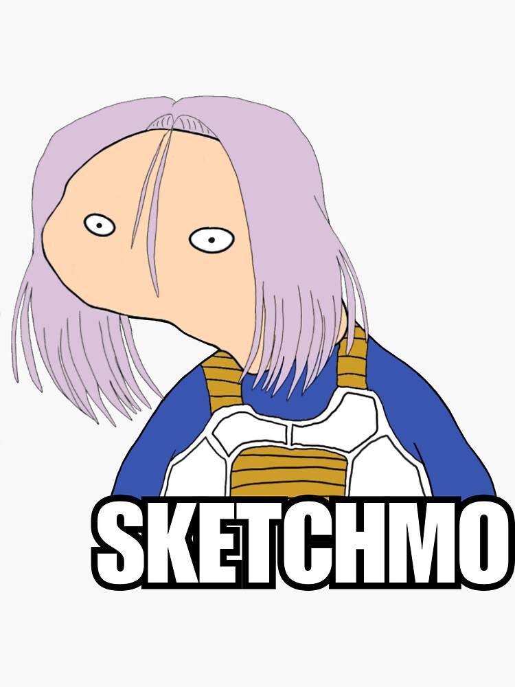 Memes De Trunks Pegatina Con La Obra «Memes De Trunks» De Sketchmo