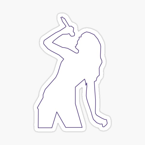 "Taylor Swift Singing" Sticker for Sale by zivanod | Redbubble