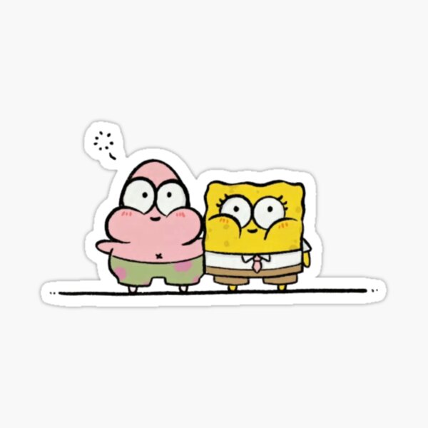 "Spongebob" Sticker for Sale by LWJDesigns | Redbubble