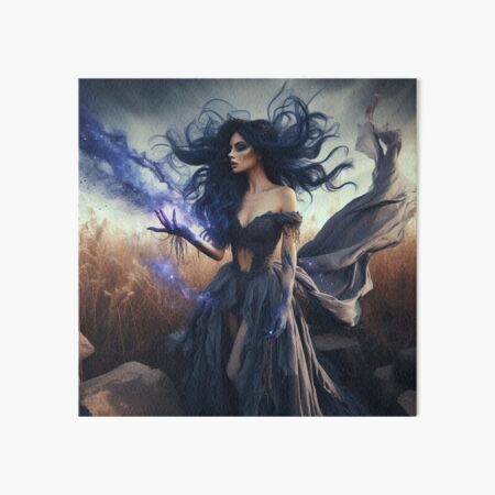 "Indigo Witch 3 : Hues of Power" Art Board Print for Sale by Z0Ne ...