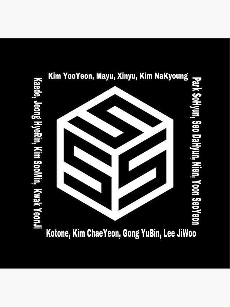 "tripleS Logo and Members! " Sticker for Sale by gabbyk13 | Redbubble